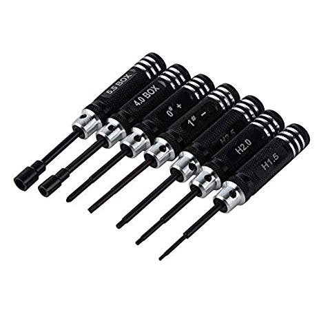 Screwdriver 7 In 1 Hex Screw Driver Tool Kit Universal Hexagon Wrench ...